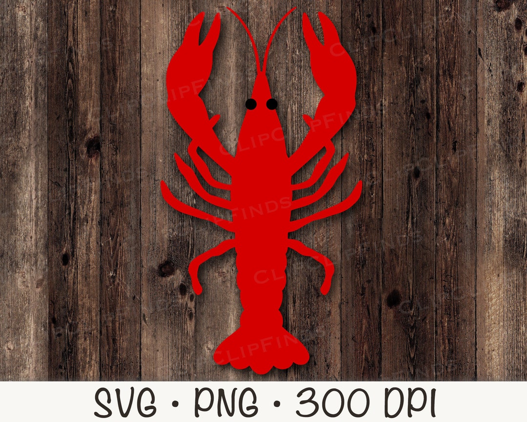 Crawfish SVG, Crawfish Boil, Vector Cut File, Crawfish PNG, Transparent ...