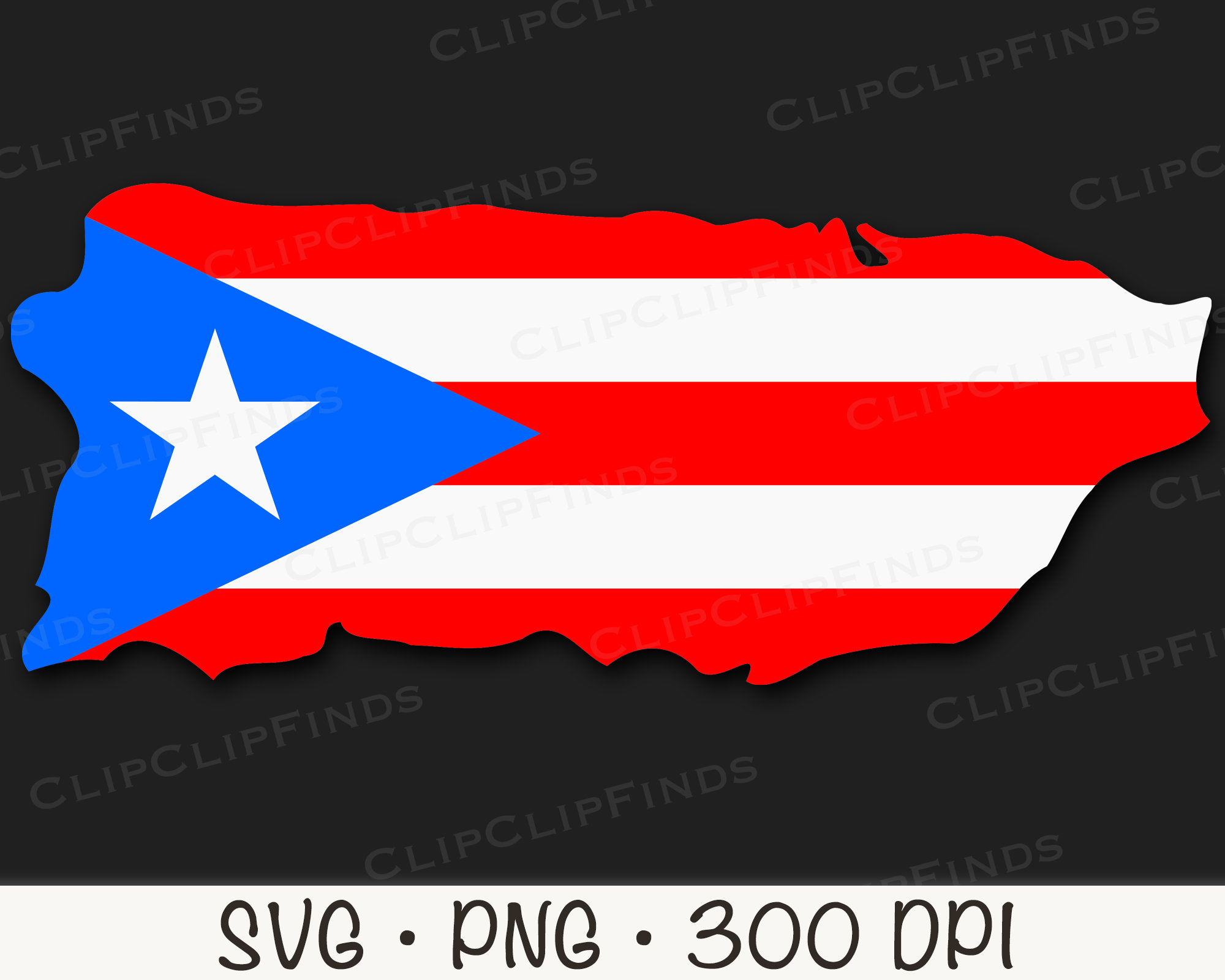 Puerto Rico Svg Bandera De Puerto Rico Mapa De La Isla De Etsy México
