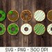 St. Patrick's Day Donut SVG, Green Donut, Vector Cut File and PNG ...