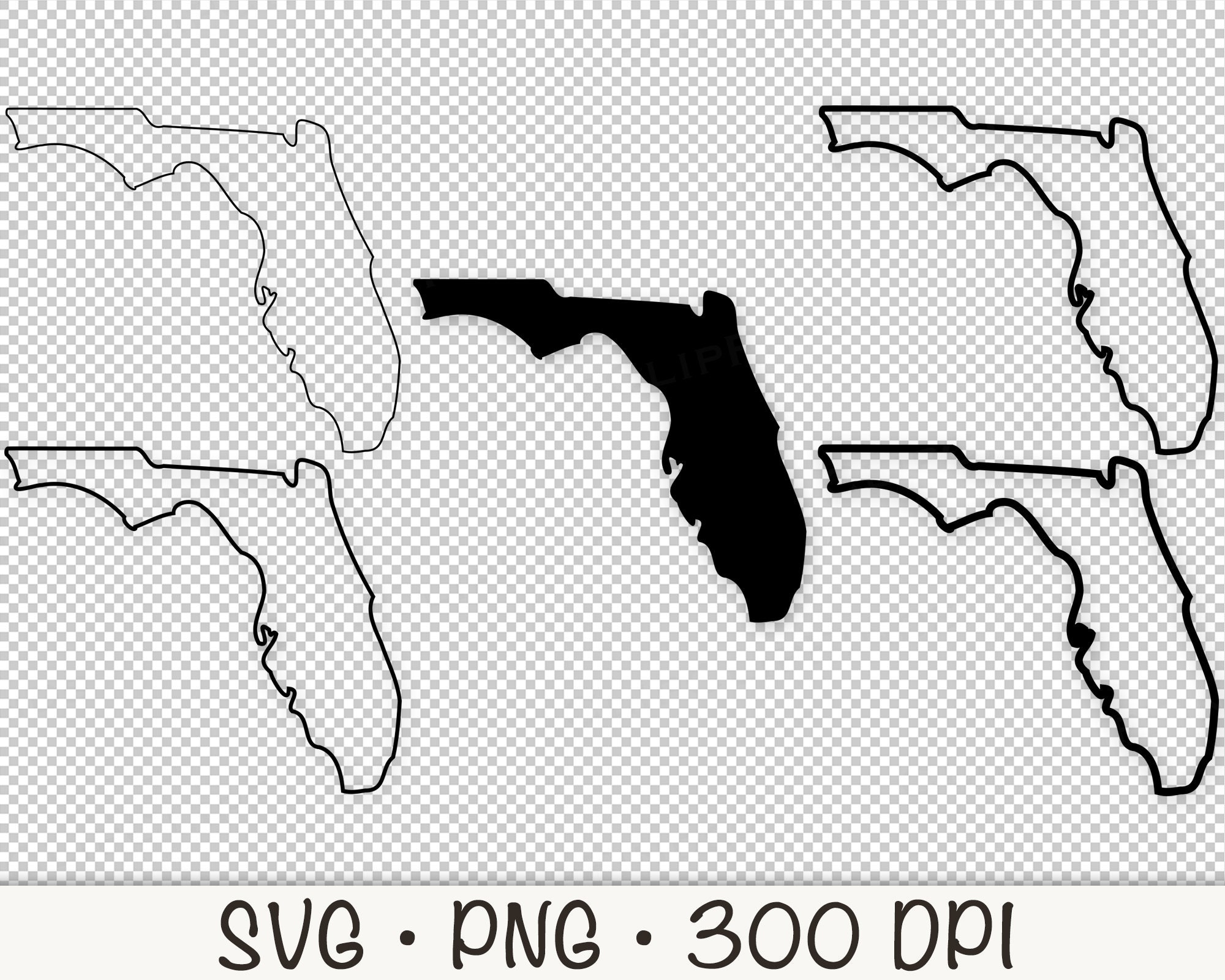 Florida SVG Florida State Map SVG Florida Outline SVG - Etsy Australia