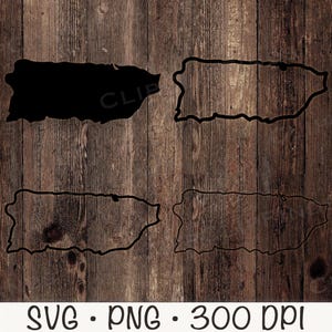 Puerto Rico SVG, Puerto Rico Map SVG, Puerto Rico PNG, Puerto Rico Map ...