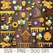 Busy Bees Clipart, Bees SVG, Honey Bees PNG, Bee Hive, Bee House, Honey ...
