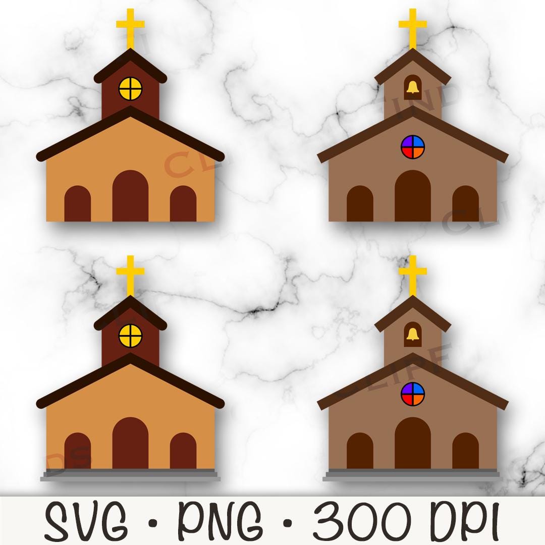 Church Clipart, Church SVG, Church PNG, Digital Download File - Etsy