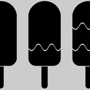 Popsicle SVG Vector Cut File and PNG Transparent Background - Etsy