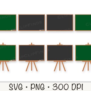 Blackboard, Chalkboard, School Blackboard With Chalk and Eraser, SVG ...