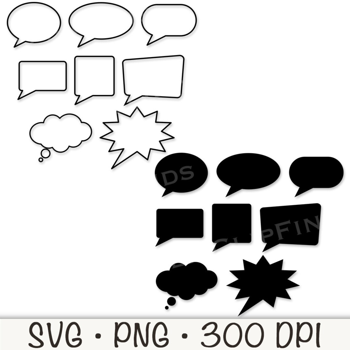 Speech Bubbles SVG, Speech Bubbles Outline PNG, Speech Bubbles Clipart ...