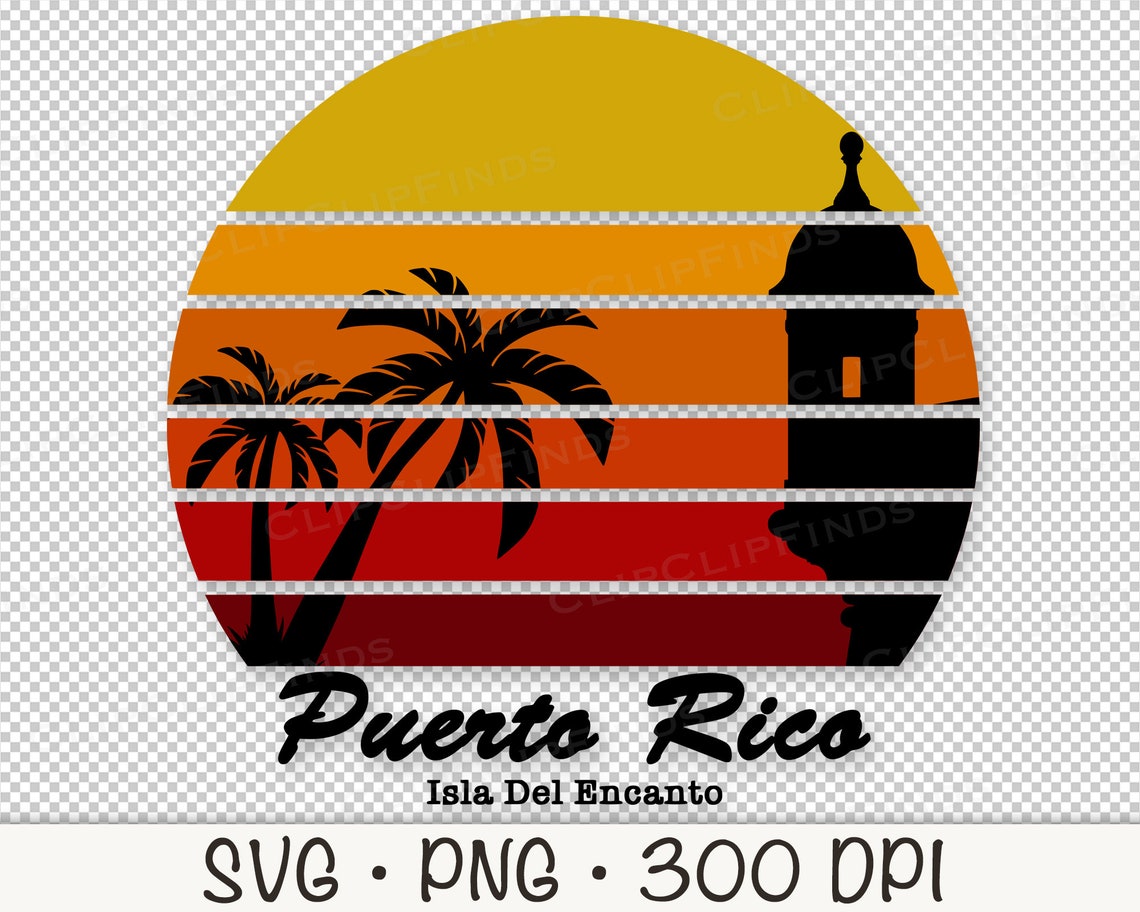 El Morro Puerto Rico SVG: Vector Cut File (digital Download) - Etsy