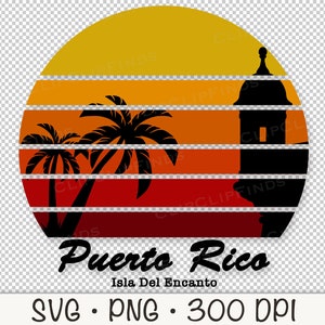 El Morro SVG, Puerto Rico SVG, Vector Cut File, Puerto Rico PNG ...
