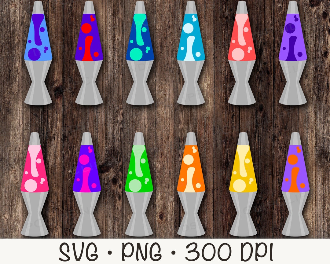 Lava Lamp, SVG, PNG, Clip Art, Instant Digital Download - Etsy