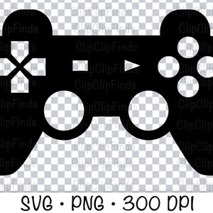 Video Game Controller SVG Vector Cut File PNG Transparent - Etsy