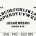 Ouija Board SVG Vector File and PNG Transparent Background Clip Art ...