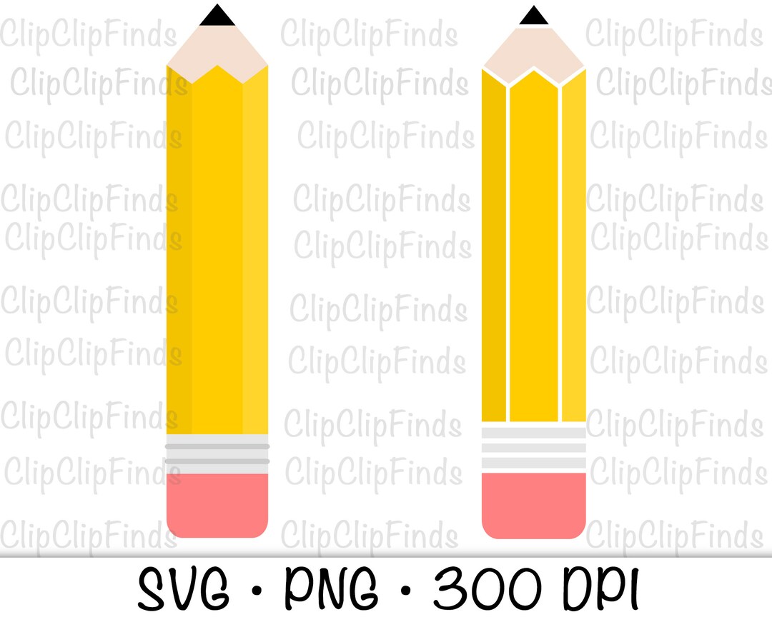 Pencil SVG Pencil PNG Pencil Clipart Instant Digital - Etsy