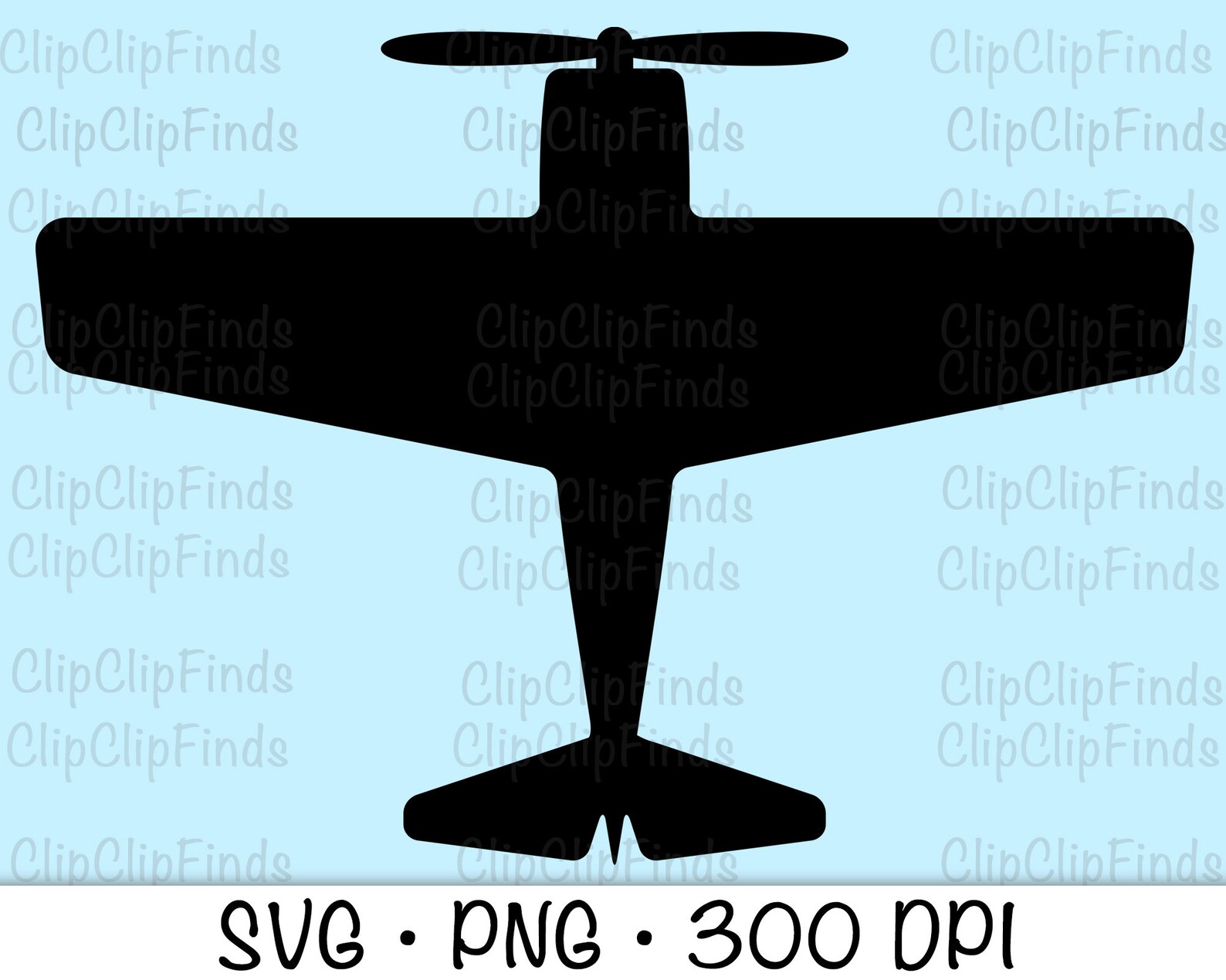 Vintage Airplane Biplane SVG PNG Clip Art Instant Digital - Etsy