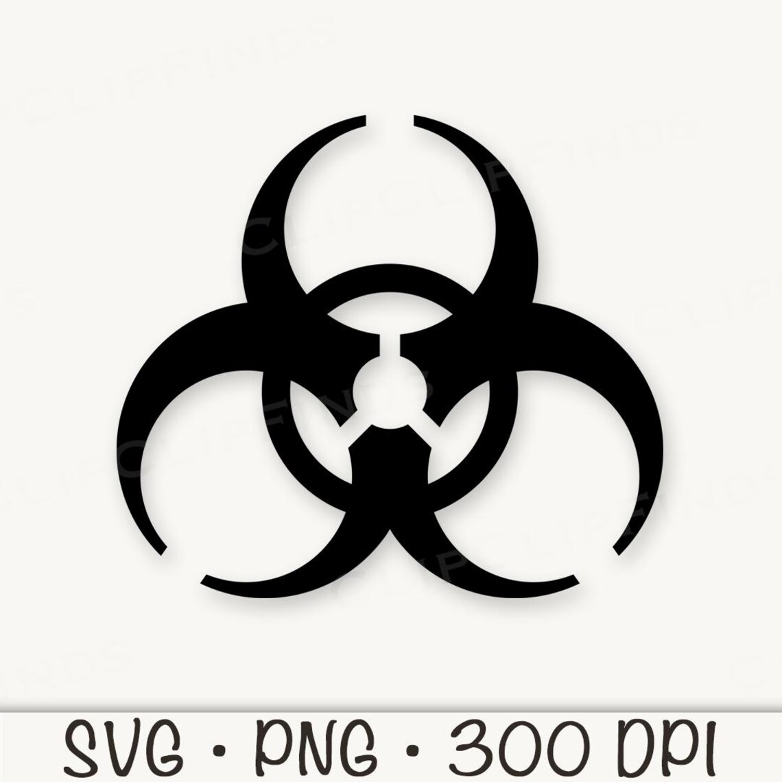 Biohazard Sign SVG, Biohazard Icon PNG, Vector, Cricut, Silhouette ...
