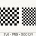 Seamless Checkerboard Pattern SVG, PNG, Transparent Background, Instant ...