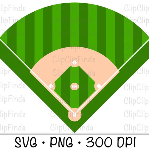 Baseball Field SVG Instant Digital Download SVG Cut File - Etsy