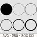 Circle SVG, Circle Outline SVG, Circle PNG, Circle Shape Clipart, Frame ...