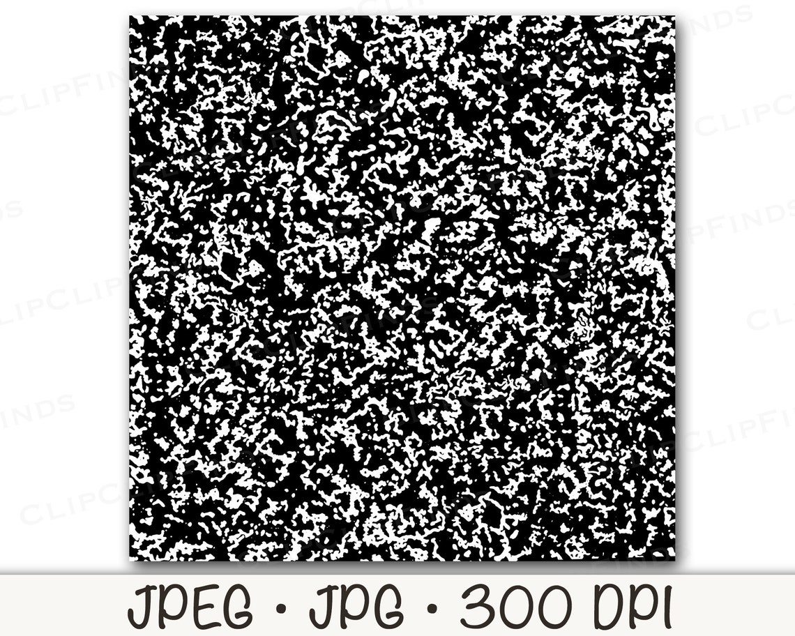 Composition Book Pattern Digital Wallpaper Background, Instant Download ...