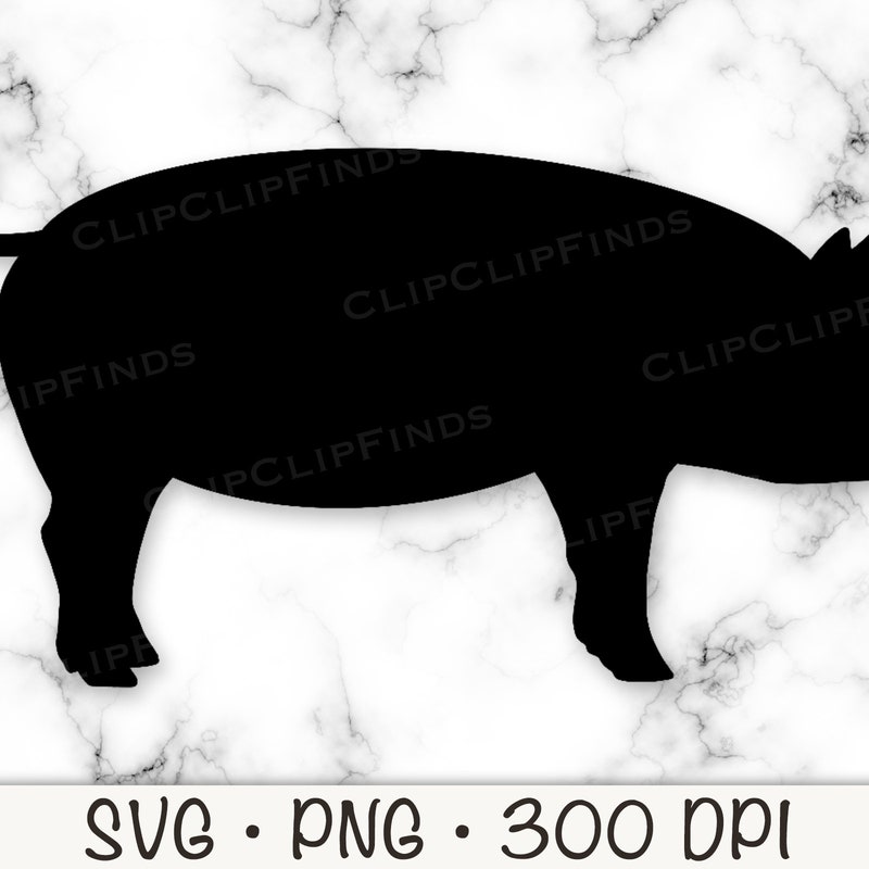 Pig Svg - Etsy