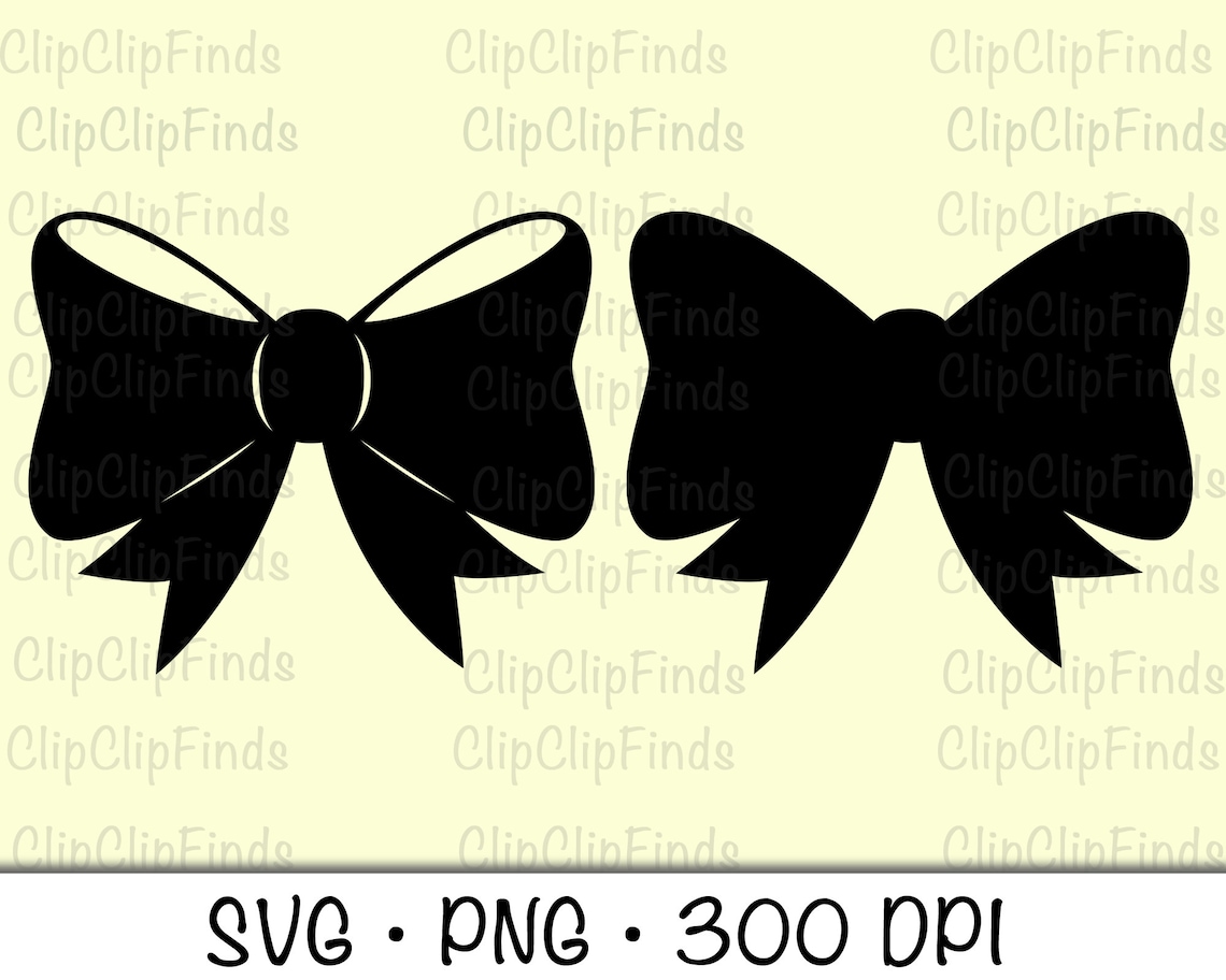 Bow SVG Hair Bow Bow Cutting File Vector and PNG - Etsy