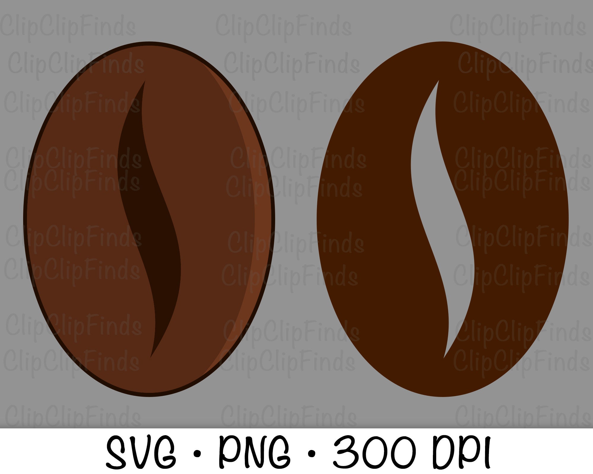 Coffee Bean SVG Coffee SVG Coffee PNG Coffee Clipart - Etsy UK