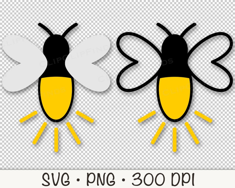 Firefly SVG Firefly PNG Firefly Clipart Instant Digital - Etsy UK