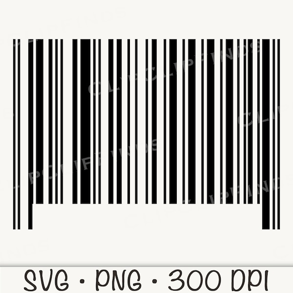 Png Barcode Image - Etsy UK