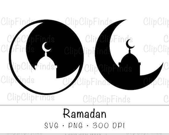 Ramadan SVG Vector Cut File and PNG Transparent Background | Etsy