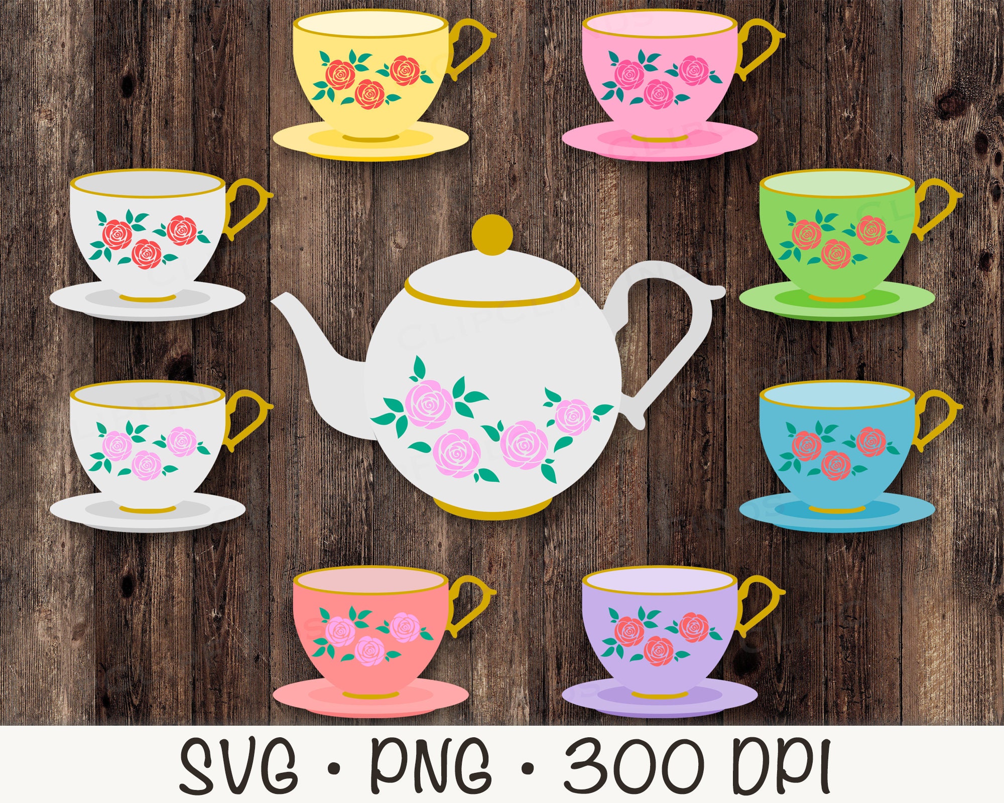 Tea Party Clip Art Free Downloads