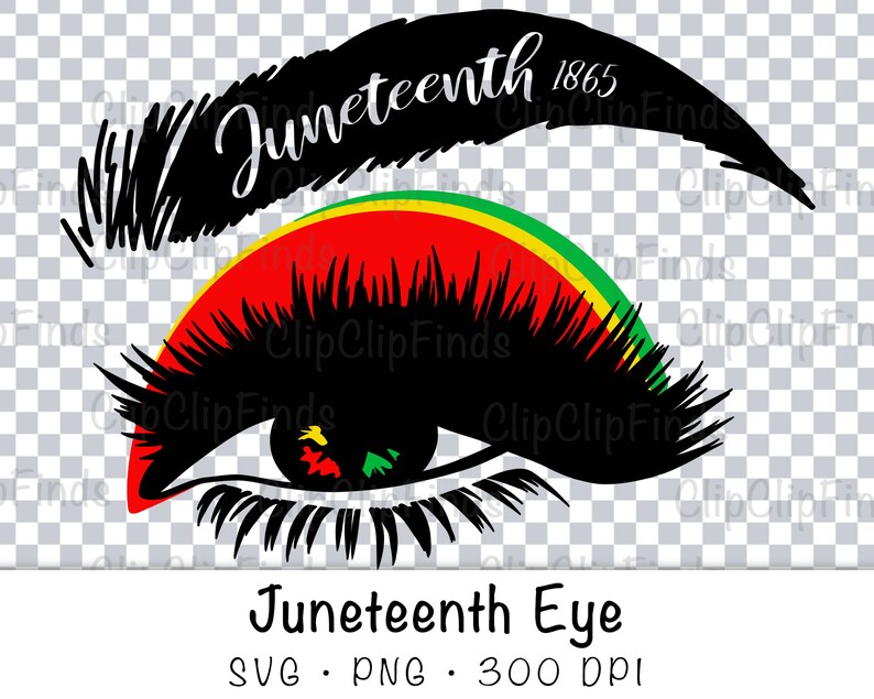 Juneteenth African American Juneteenth Eye SVG Vector Cut - Etsy