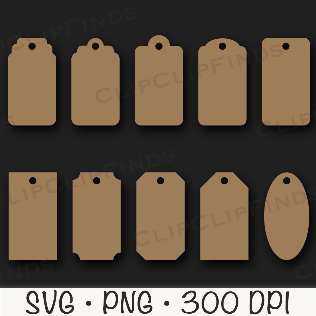 Gift Tags SVG, PNG, Vector, Bundle Pack, Digital Download - Etsy