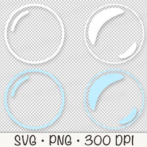 Bubble Outline SVG, Bubbles Clip Art, Bubbles PNG, Instant Digital ...
