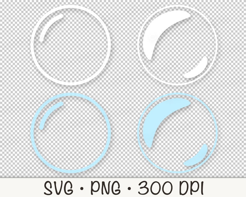 Bubble Outline SVG, Bubbles Clip Art, Bubbles PNG, Instant Digital ...