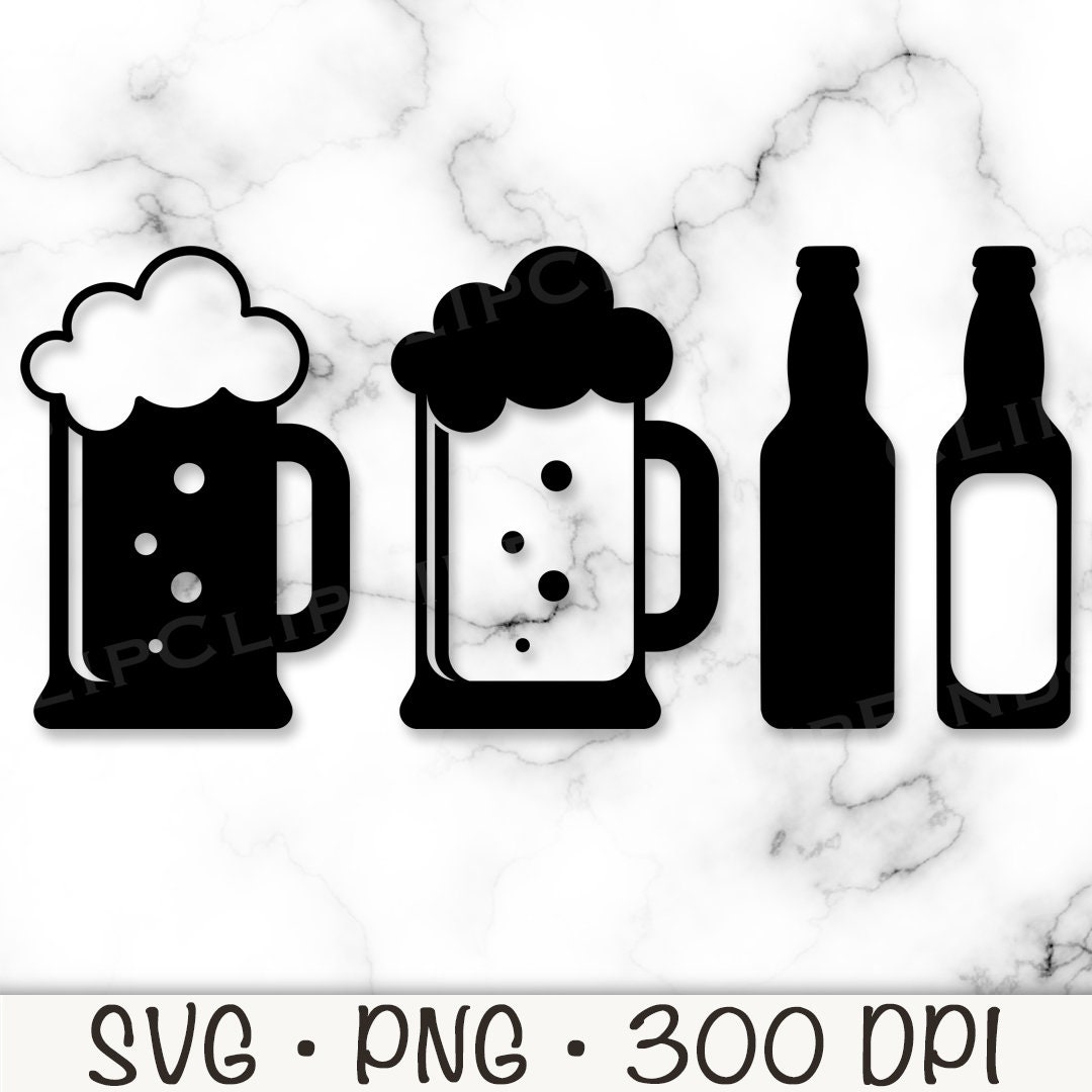 Beer SVG, Beer Mug SVG, Beer Bottle SVG, Beer Png, Beer Clipart, Beer ...