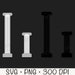 Pillar SVG, Pillar PNG, Pillar Silhouette, Column Clipart, Digital ...