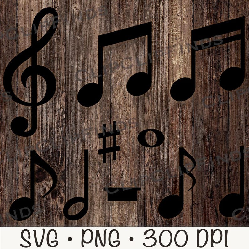 Music Notes SVG, Musical Notes SVG, Musical Notes PNG, Musical Notes ...