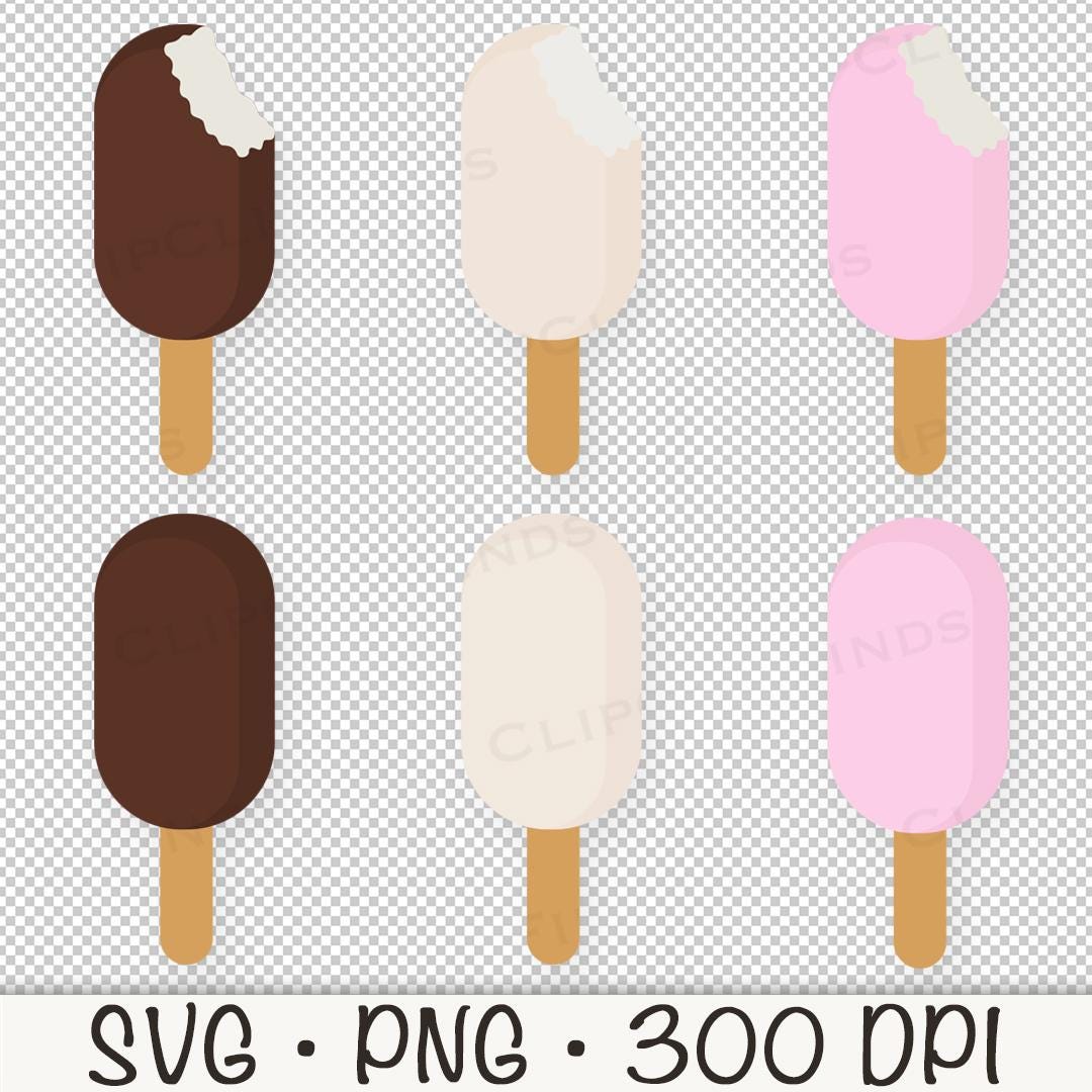 Ice Cream Bar Clipart, Ice Cream Bar PNG, Ice Cream Bar SVG, Chocolate ...