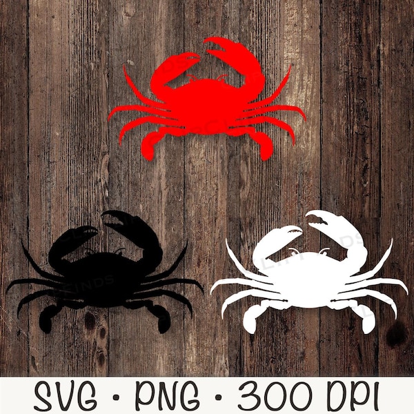 Crab Svg - Etsy