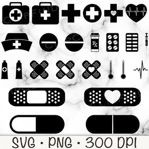 Medical Icons SVG, Healthcare SVG, Medical PNG, Doctor, Clinic, Nurse ...