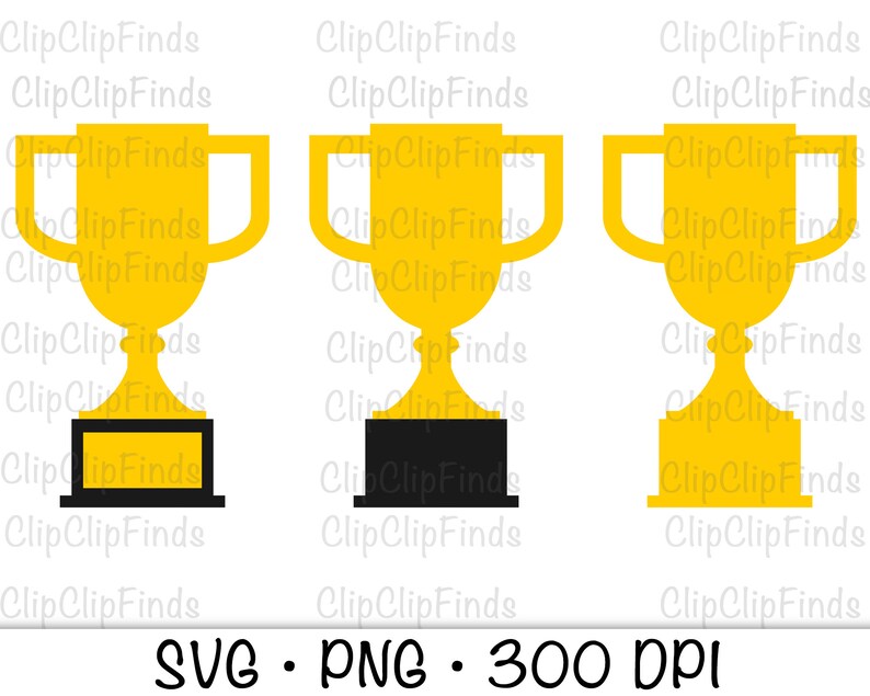 Trophy SVG Trophy PNG Trophy Clipart First Place Trophy - Etsy