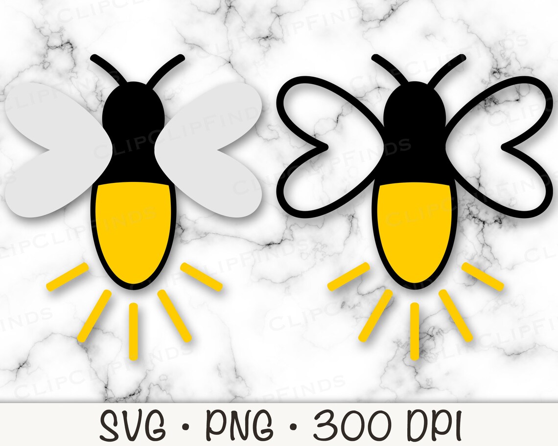 Firefly SVG Firefly PNG Firefly Clipart Instant Digital - Etsy UK