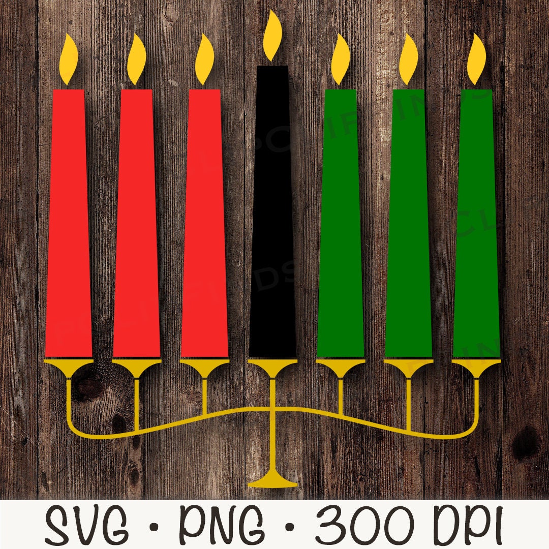 Kwanzaa Kinara, SVG Vector Cut File and PNG Transparent Background ...