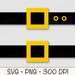 Santa Claus Belt, SVG, PNG, Santa Belt Clipart, Sublimation, Instant ...