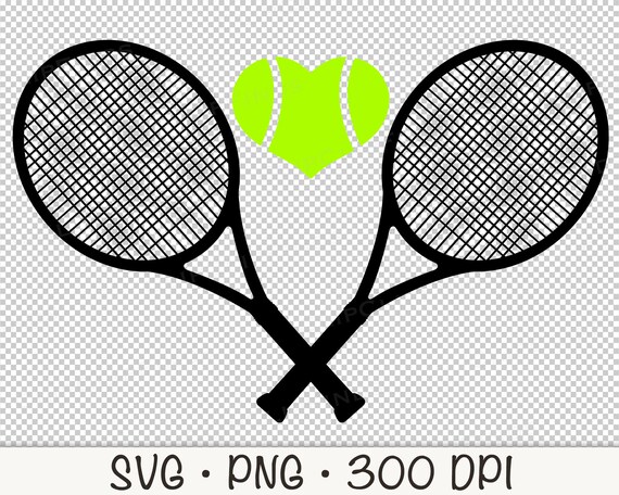 Real Crossed Tennis Rackets