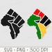 Juneteenth SVG, Juneteenth PNG, Clenched Raised Fist, Black History ...