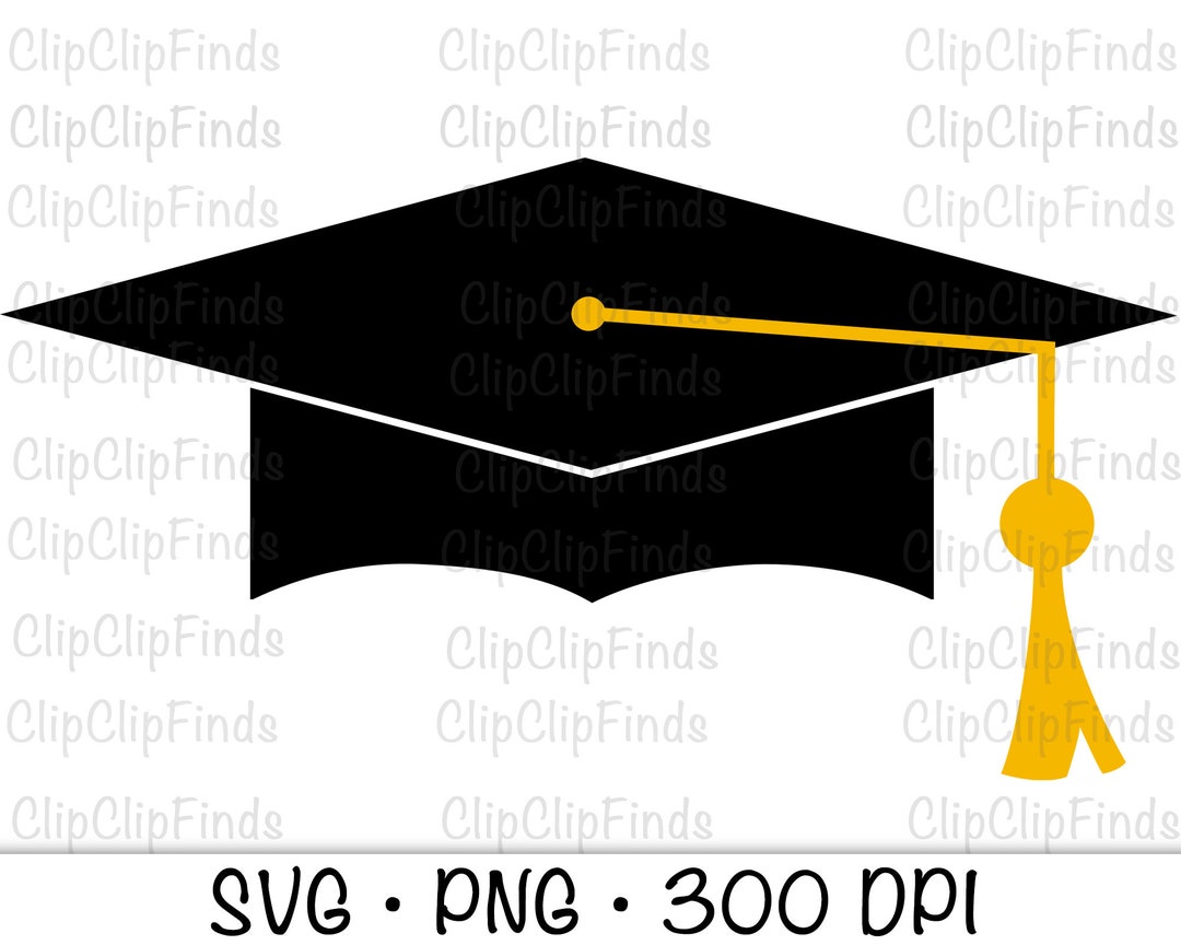 Graduation Cap SVG Vector Cut File JPEG on White Background - Etsy UK