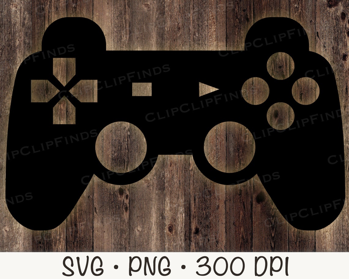 Video Game Controller SVG Vector Cut File PNG Transparent - Etsy