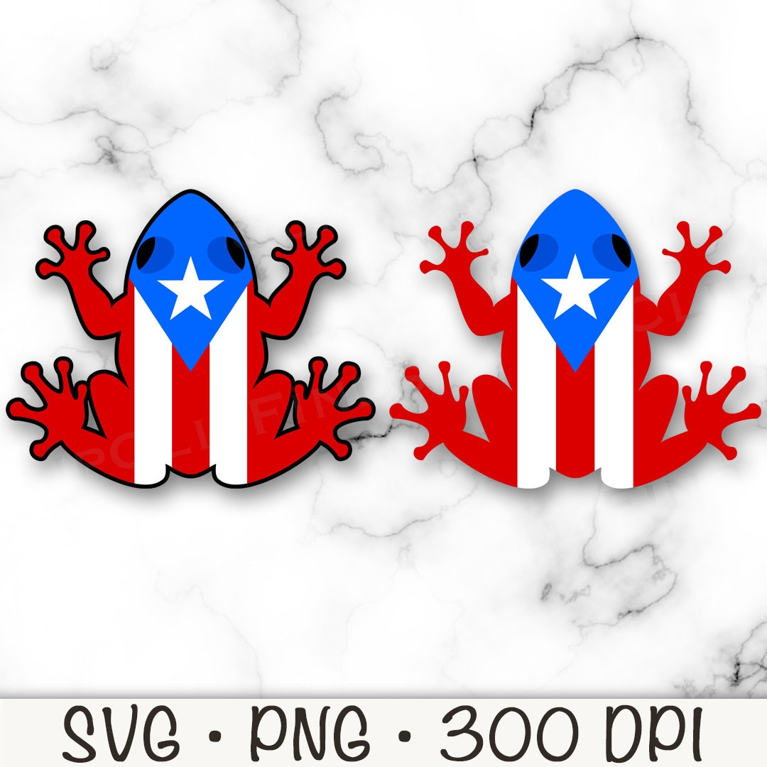 Coqui SVG, Puerto Rican Flag Coqui Frog PNG, Puerto Rico Clip Art, Instant Digital Download - Etsy