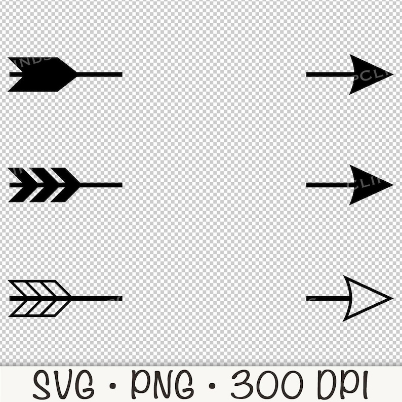 Split Arrows SVG, Arrows PNG, Arrows Clipart Bundle, Arrow Split ...
