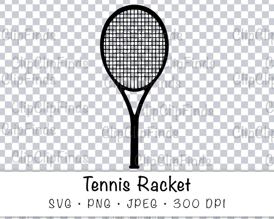 Tennis Racket SVG Vector Cut file JPEG and PNG Transparent | Etsy